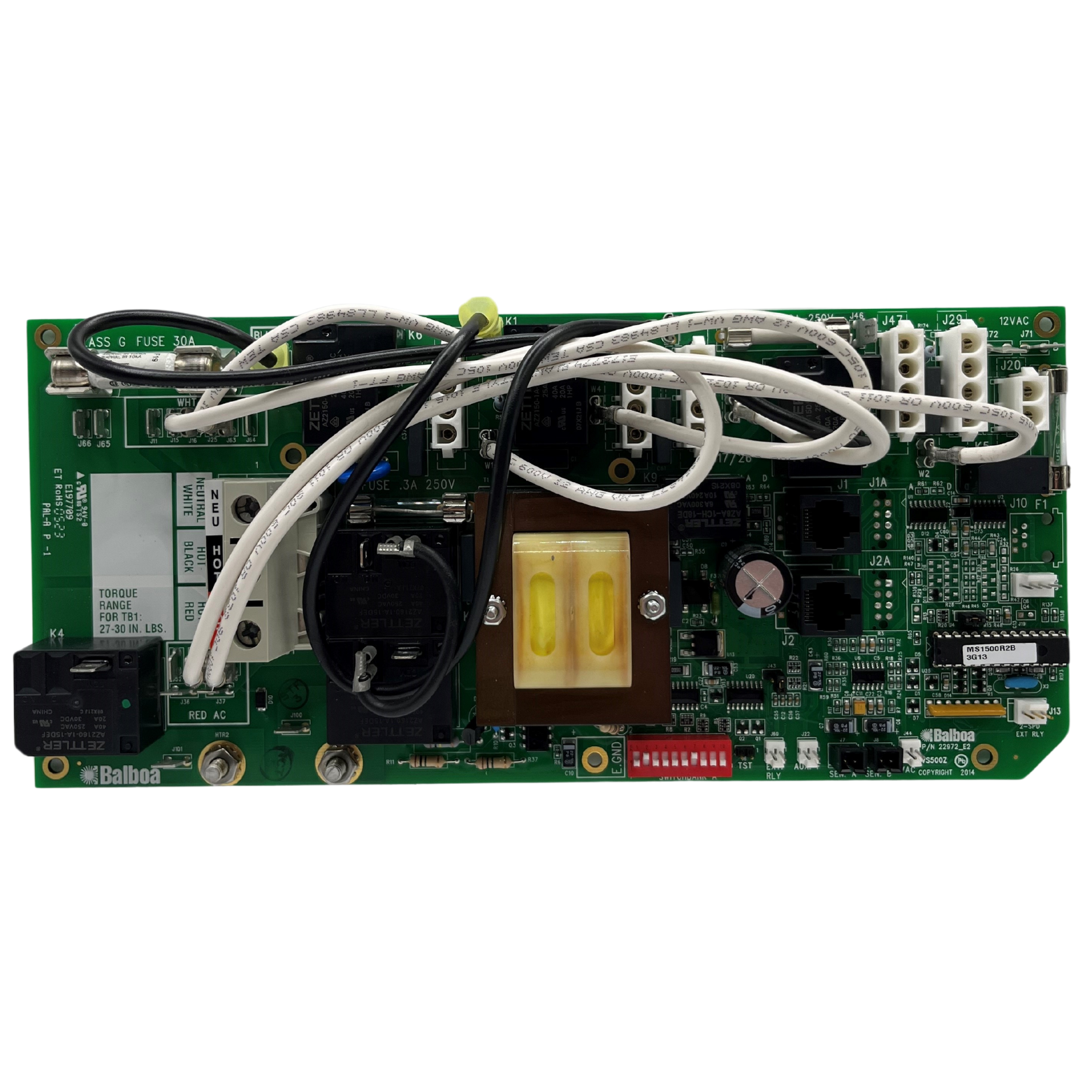 X801096 - Circuit Board, Balboa Equipment MS1500 PC Board ...